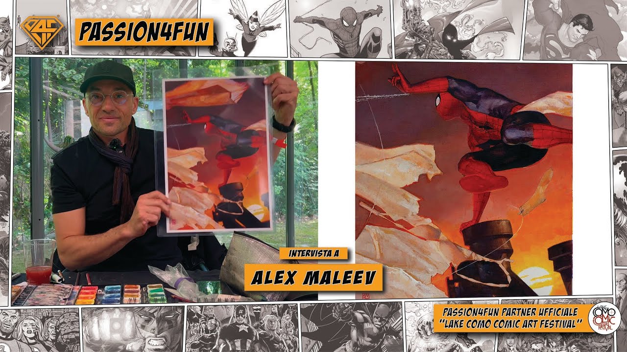 Intervista ad ALEX MALEEV - The Lake Como Comic Art Festival - YouTube