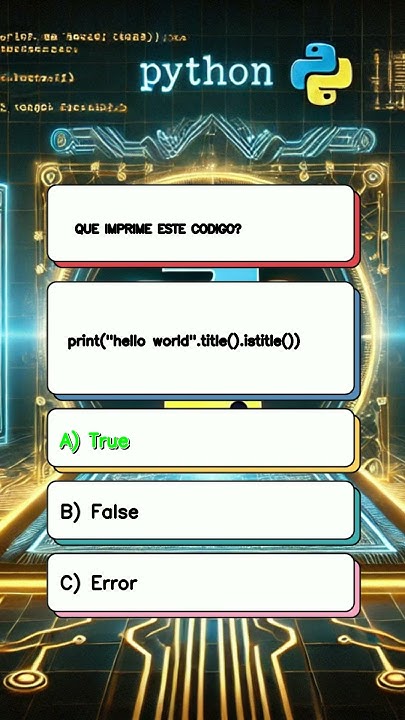 Quiz Python Día 10 #python #aprenderpython #algoritmo - YouTube