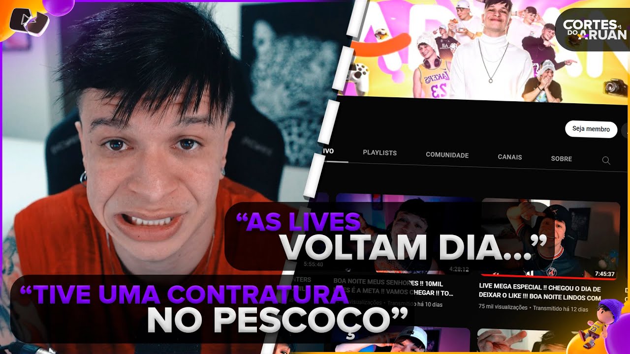 PRECISAMOS CONVERSAR, ATUALIZAÇÕES SOBRE O ARUAN E LIVES - Cortes do ...