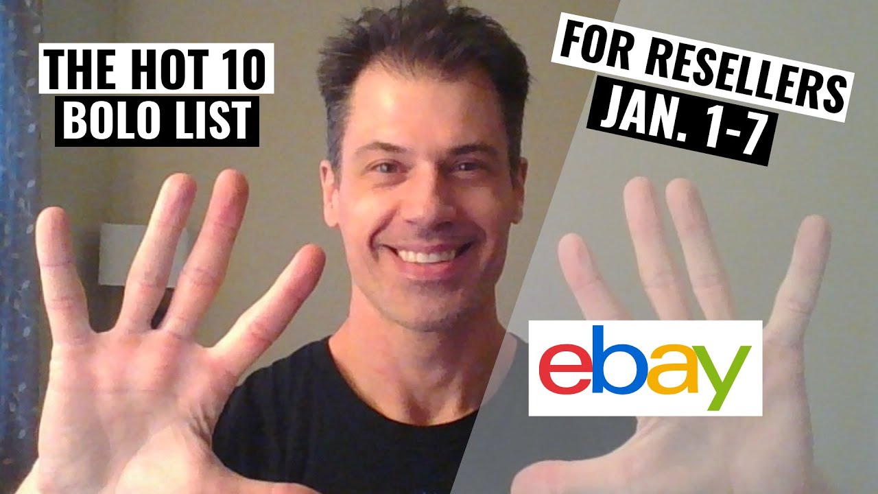 What Sold On eBay January 2020 (1-7) The Hot 10 Bolo List For Resellers ...