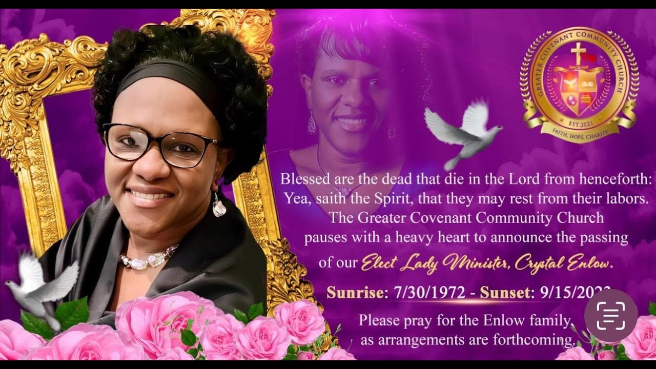 Celebration of Life of Mrs. Crystal Enlow - YouTube