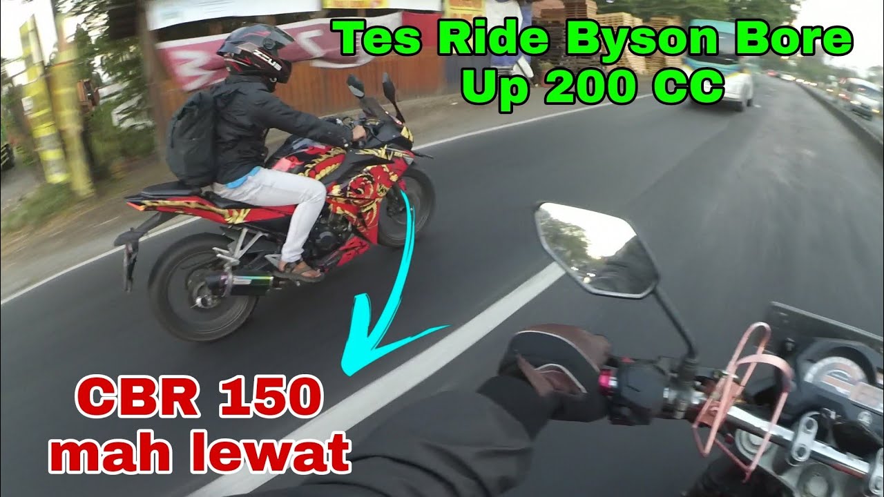 Tes Ride Byson Bore Up 200 CC !! Byson Auto Kenceng !! Motovlog ...