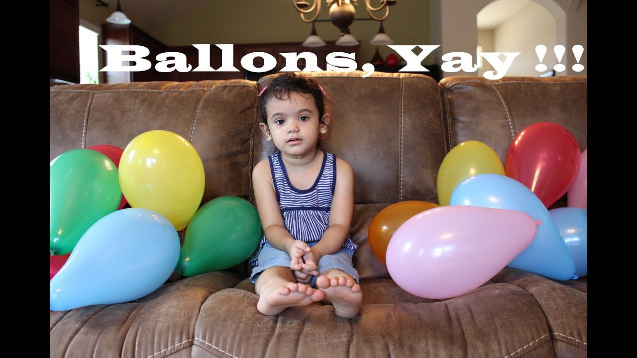 Learn Colors With Balloons Learning Colors Video for Toddler and ...