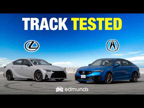 Acura Integra Type S vs. Lexus IS 350 F Sport Track Comparison