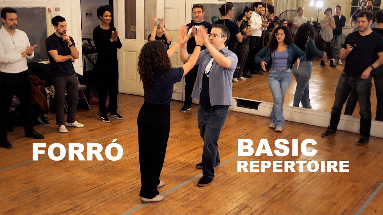 Forro repertoire of partner movements for beginners - YouTube