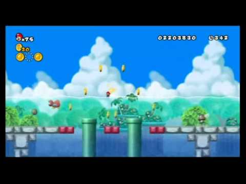 Another Super Mario Bros. Wii 100%: 4-3 - YouTube