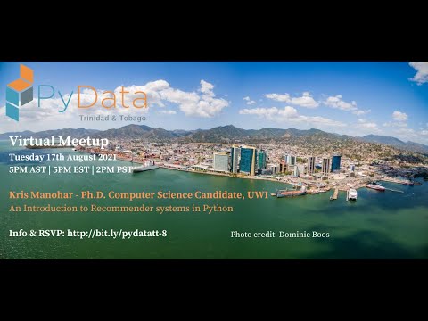 PyDataTT #8: Kris Manohar - An Introduction to Recommender Systems in ...