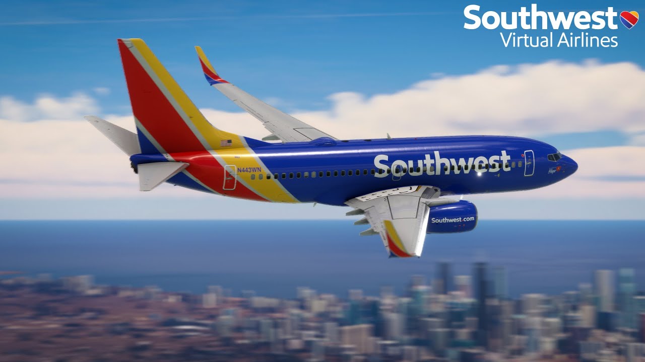 What's NEW with the Southwest Virtual Airlines NEW WEBSITE?? | *Live Showcase* | BNA to MDW to ...