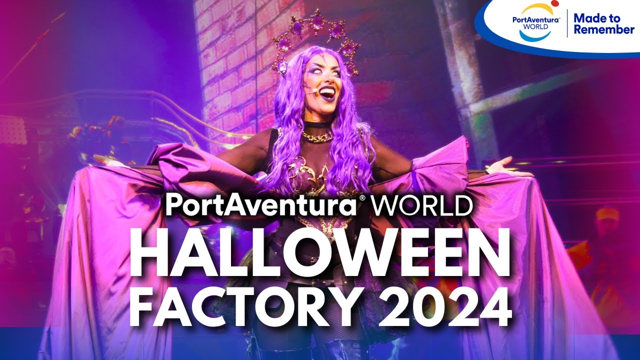HALLOWEEN FACTORY 2024 [4K] Halloween 2024 PortAventura WORLD - YouTube