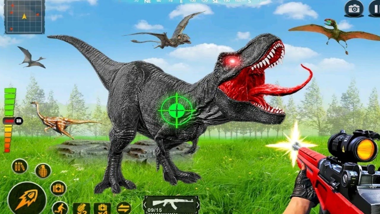 Wild Dinosaur Hunting With Sniper Gun - Android Gameplay - YouTube