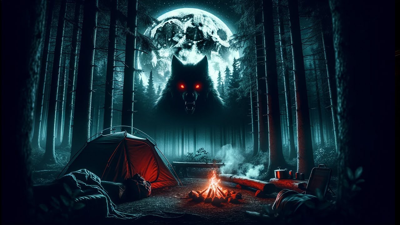 Campfire Terror: Hunted by a Werewolf in the Wilderness - YouTube