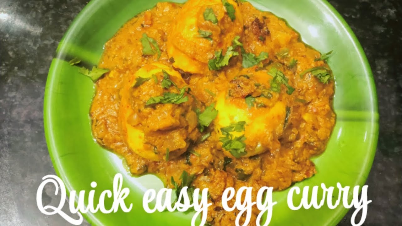 "Spicy Anda Curry Recipe |Quick Egg Masala with Tomato & Onion |Easy ...