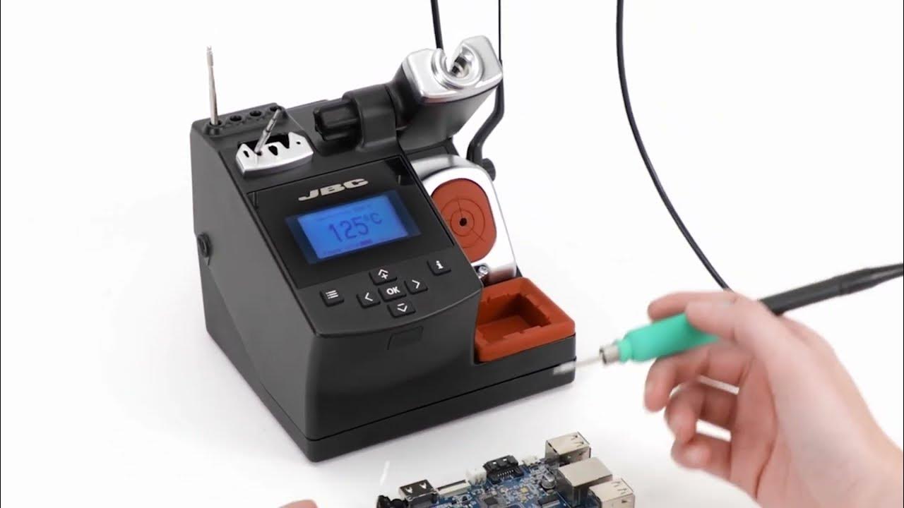 JBC CD-2BHQF/CD-2SHQF soldering stations - YouTube
