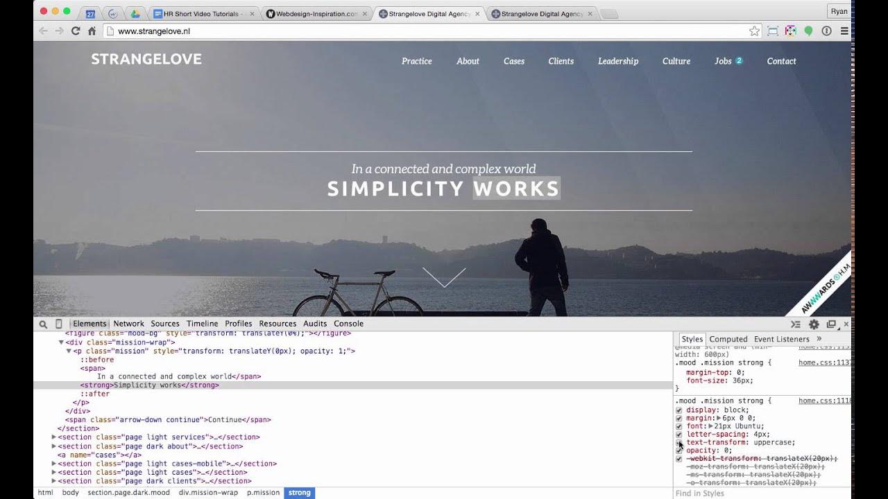 How to use Google Chrome Inspect Element tool - YouTube