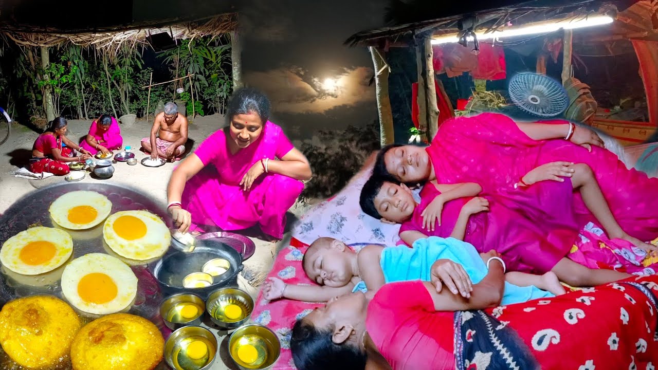 My Village Life। Daily Night Routine In Summer। Cooking Village Food ...