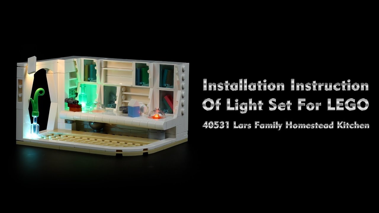 Installation Instruction Of Light Set For LEGO 40531 Lars Family ...