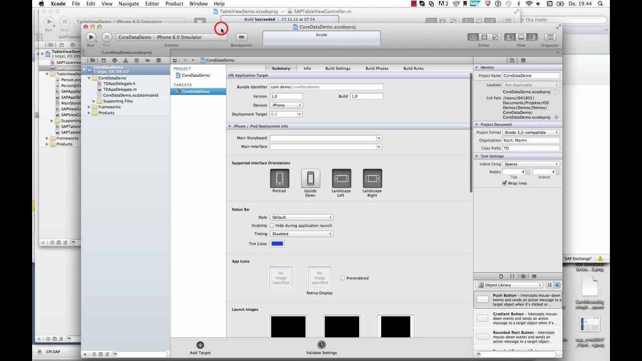 Ios6 Coredata Demo With Storyboard Youtube 6483