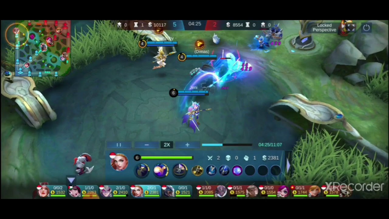Mobile legends - Odette (Mermaid Princess Skin) + Johnson Combo - YouTube