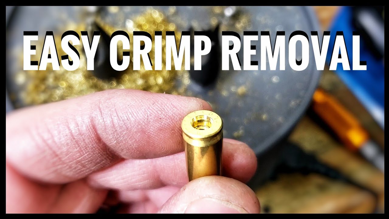 A Simple Way To Ream Out The Primer Pocket Crimp On Your 556 Military