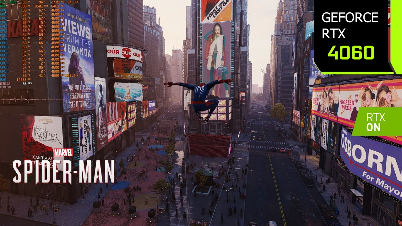 Marvel's Spider-Man Remastered | RTX 4060 1080p, 1440p, 4K DLSS 3 FG ...