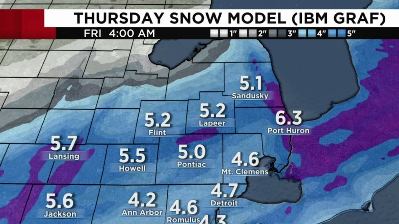 Metro Detroit weather forecast for Feb. 17, 2022 -- 6 a.m. Update - YouTube