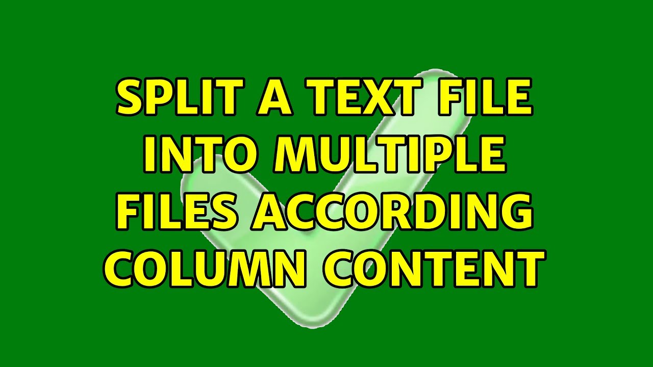 Split A Text File Into Multiple Files According Column Content 2 Split A Text File Into Multiple Files According Column Content 2