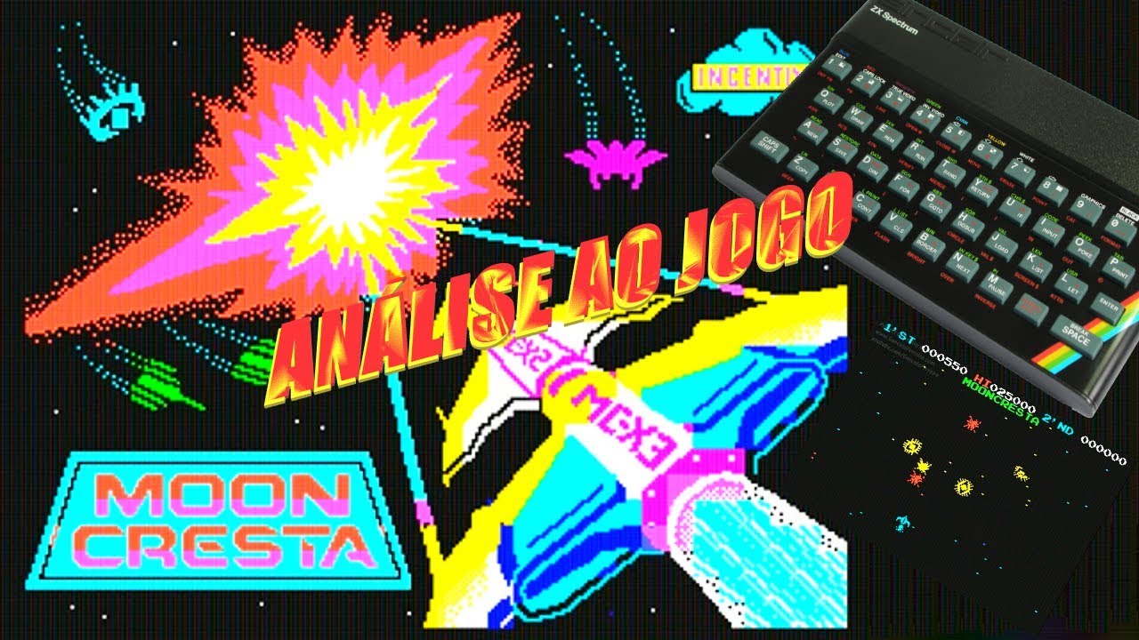 Moon Cresta - ZX Spectrum - Análise ao Jogo (1985, Imagine) - O Meu 2º ...