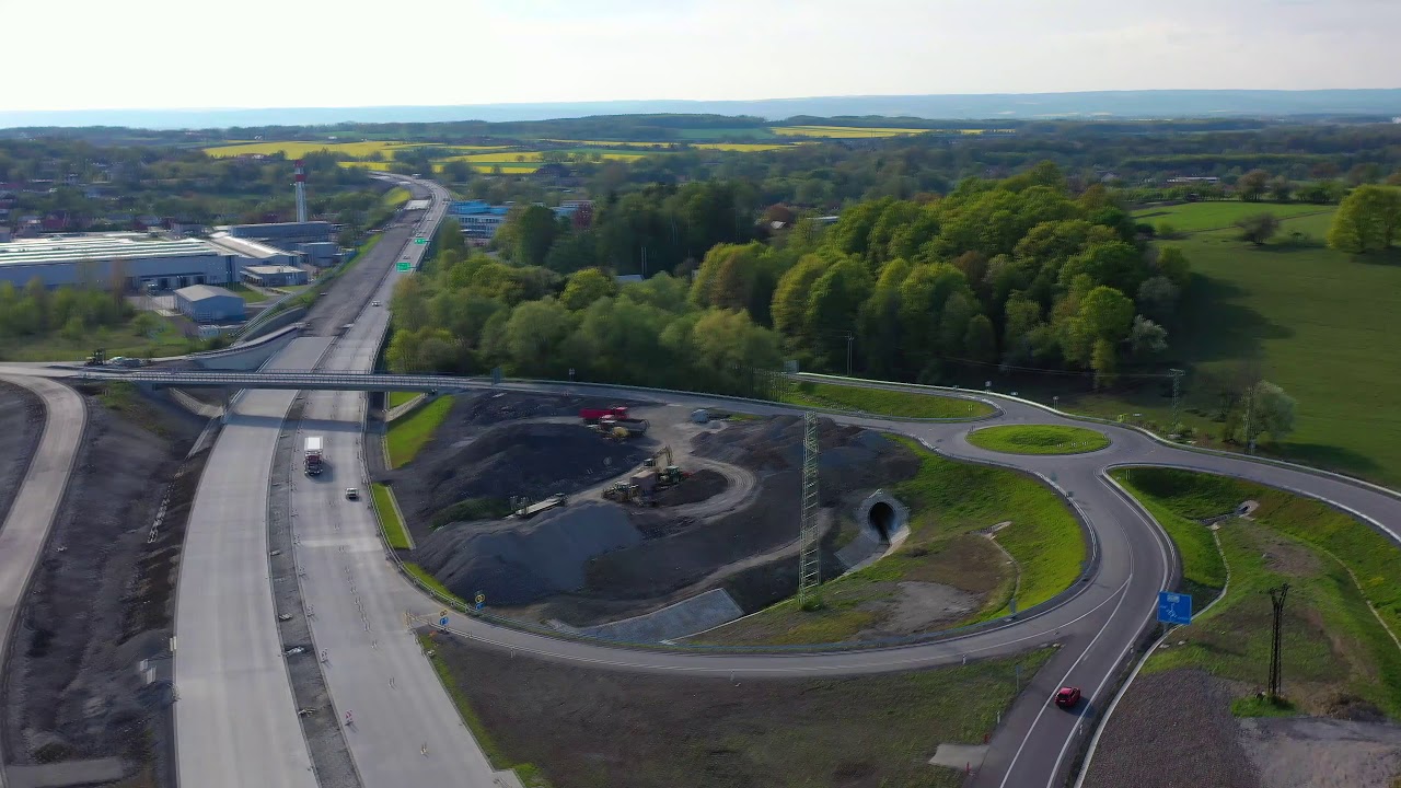 Příbor východ - dálnice D48 5-2020 - YouTube