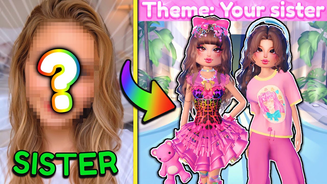 ONLY Dressing As MY SISTER In DRESS TO IMPRESS For EVERY THEME! (AKA ...