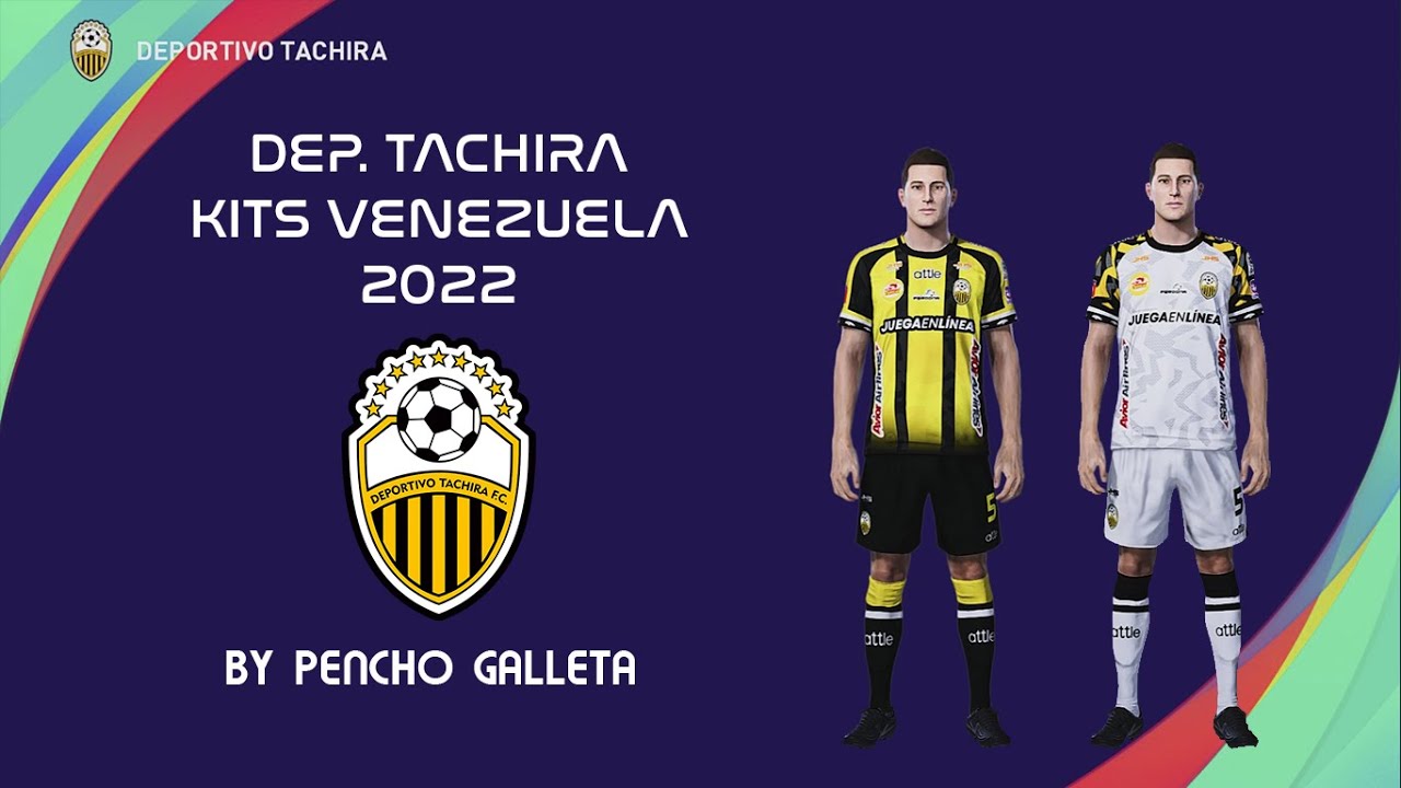 TACHIRA FC KITS 2021 / VENEZUELA / PES 2021 / PS4 - YouTube