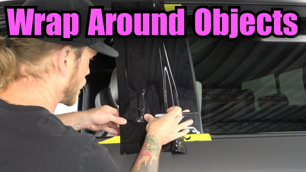 How To Wrap Around An Object + Other Tricks - Plastic Trim Wrap - YouTube