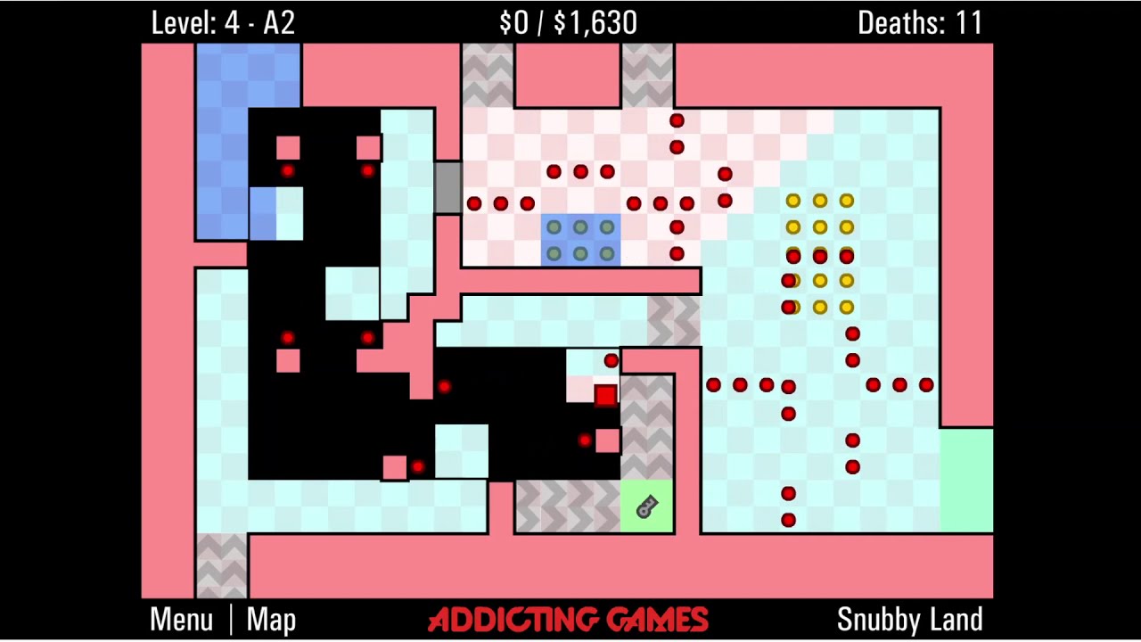 World's hardest game 4 level 4 glitched in 1:13 RTA - YouTube