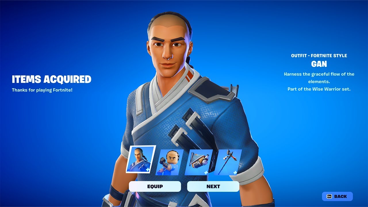 Purchasing GAN SKIN IN FORTNITE! - YouTube