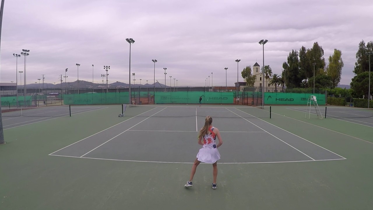 Laura Lopez Giese - College Tennis Recruiting Video - YouTube