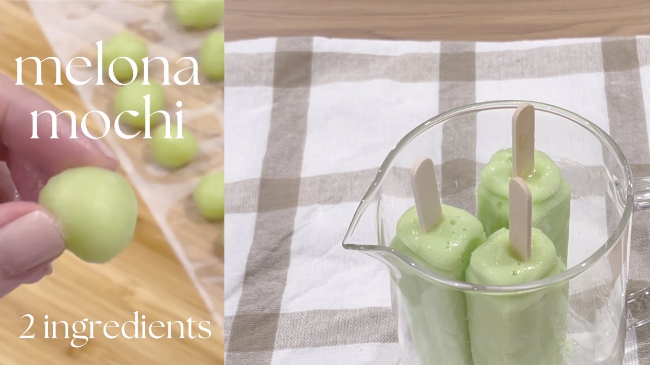 Melona Mochi 2 Ingredients Simple Desserts Youtube