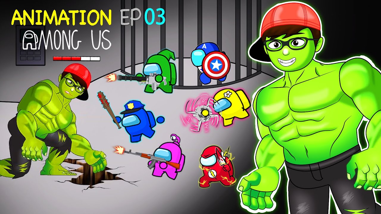 Among Us vs Hulk Nick (Scary Teacher 3D) Animation - 어몽어스 VS 좀비 애니메이션 ...