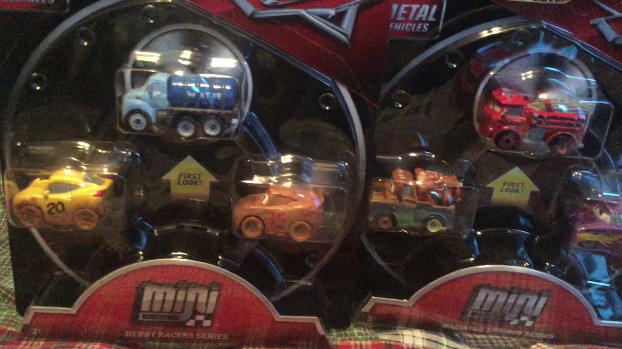 2 New Packs Of Mini Racers From Cars - YouTube