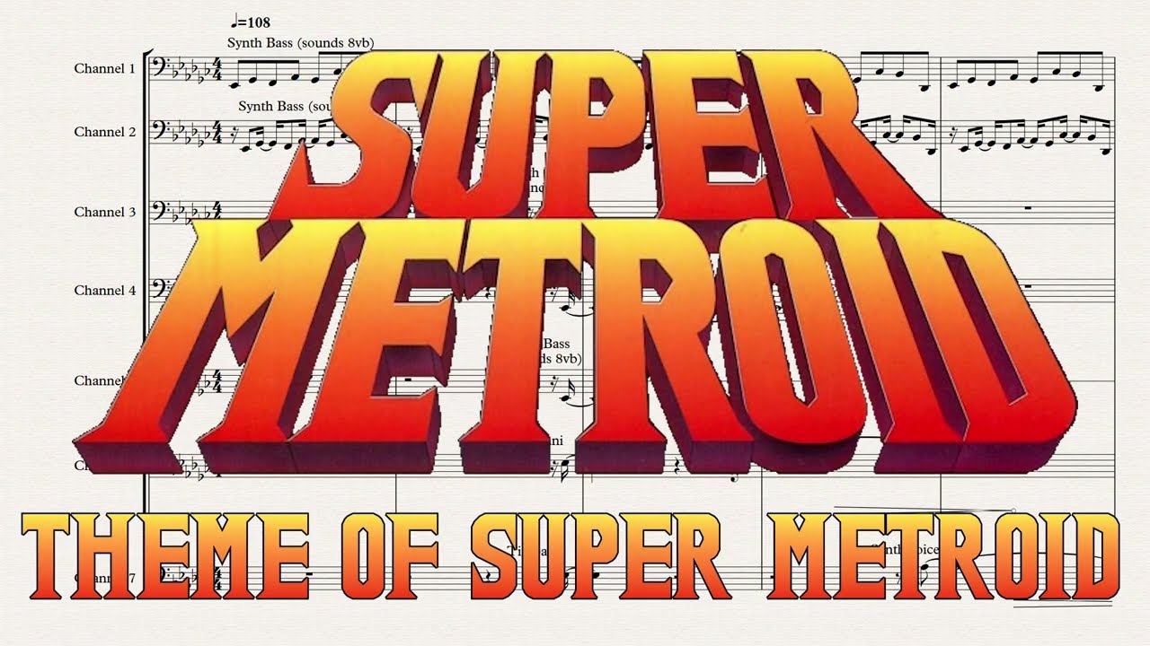 Theme of Super Metroid - Super Metroid (SNES, 1994) OST - Transcription ...