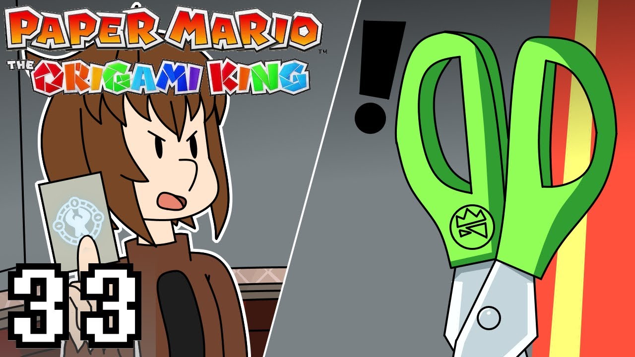 Paper Mario: The Origami King (Blind) - Episode 33: Paper VS Scissors ...
