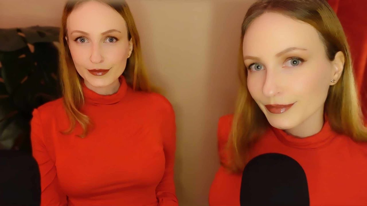 ASMR Twins | Soft Unintelligible Whisper • Gentle Mouth Sounds (sk, tk ...