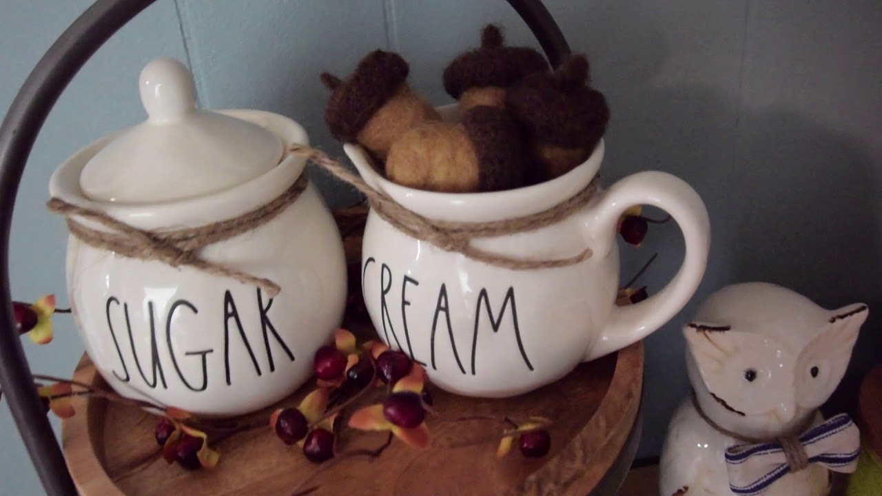 Fall 2017 Rae Dunn Collection and Fall Decor Tour - YouTube