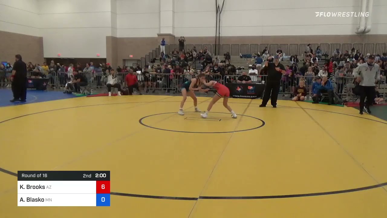 46 Kg Round Of 16 - Karlee Brooks, AZ Vs Aspen Blasko, MN - YouTube
