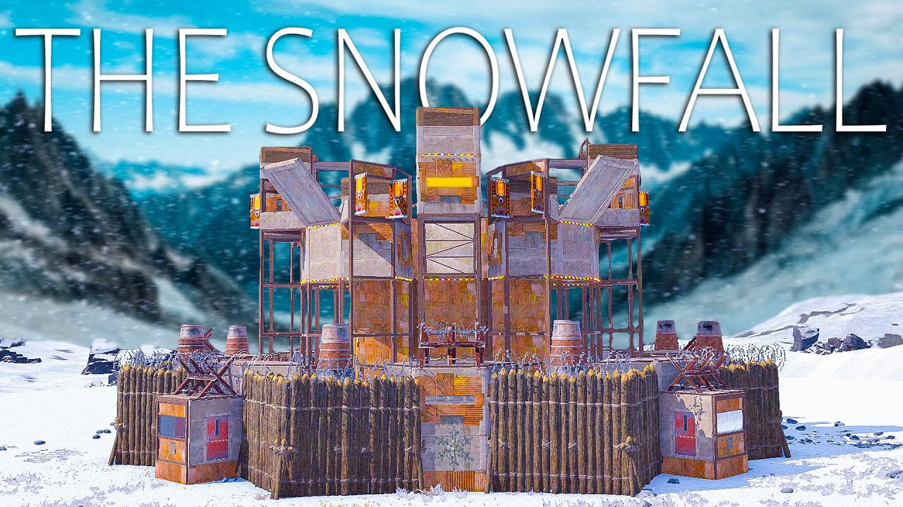 The SNOWFALL - The Most Reliable 2x2 Rust Base Design - Build Tutorial - YouTube
