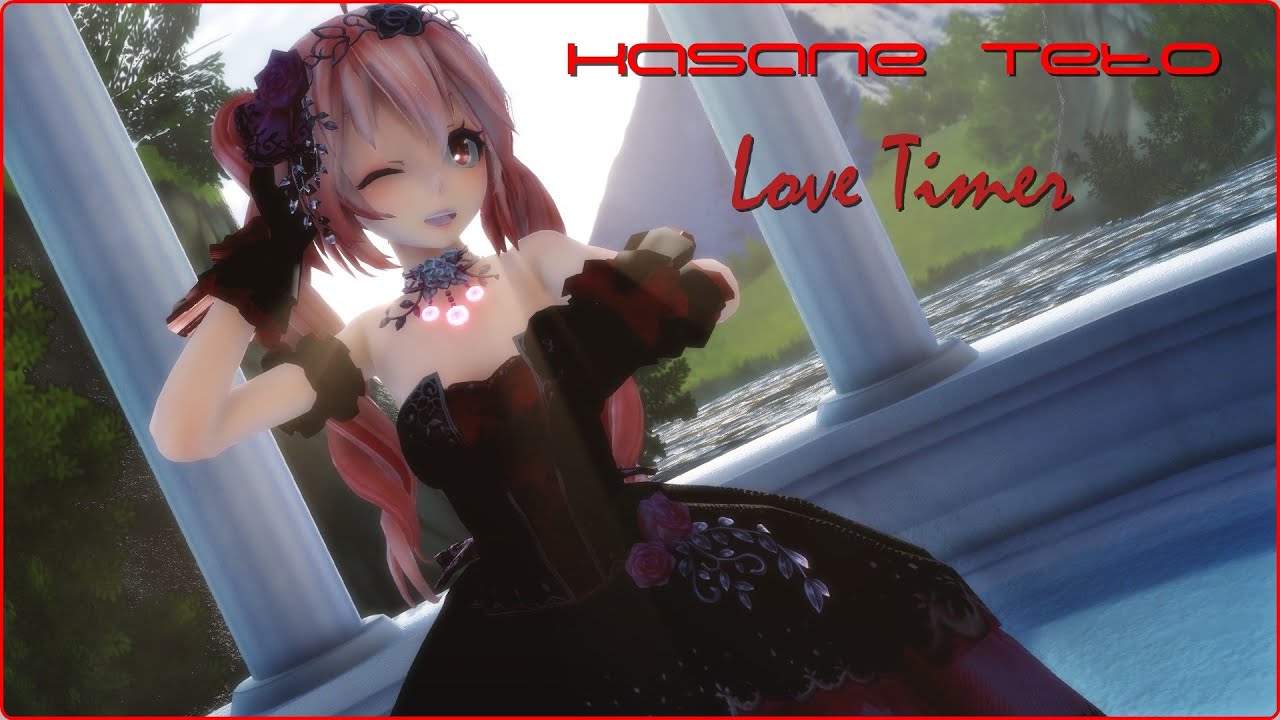 [Kasane Teto] MMD Love Timer (UTAU Cover) + Motions Download - YouTube