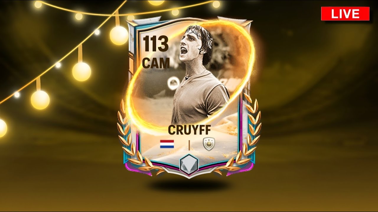 FC Mobile Live: Can I Bring my LUCK🥴 with 113 CRUYFF Before The New ...
