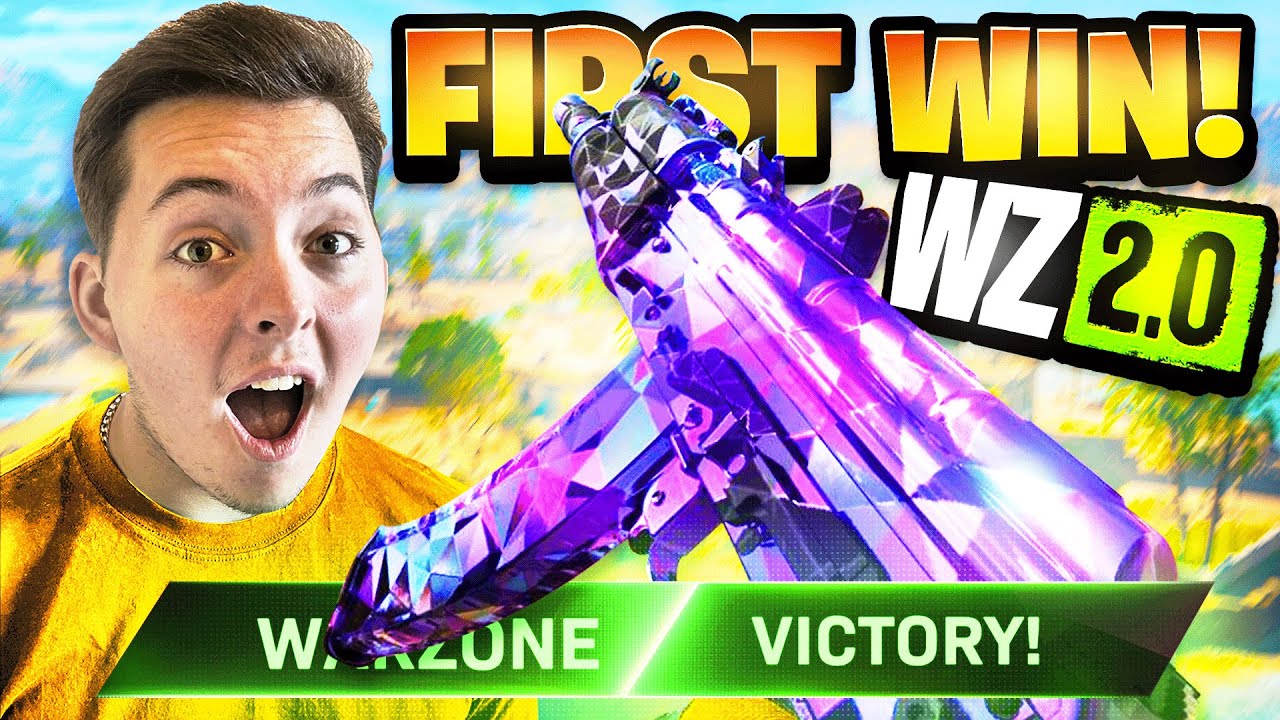 My first WARZONE 2 WIN! - YouTube