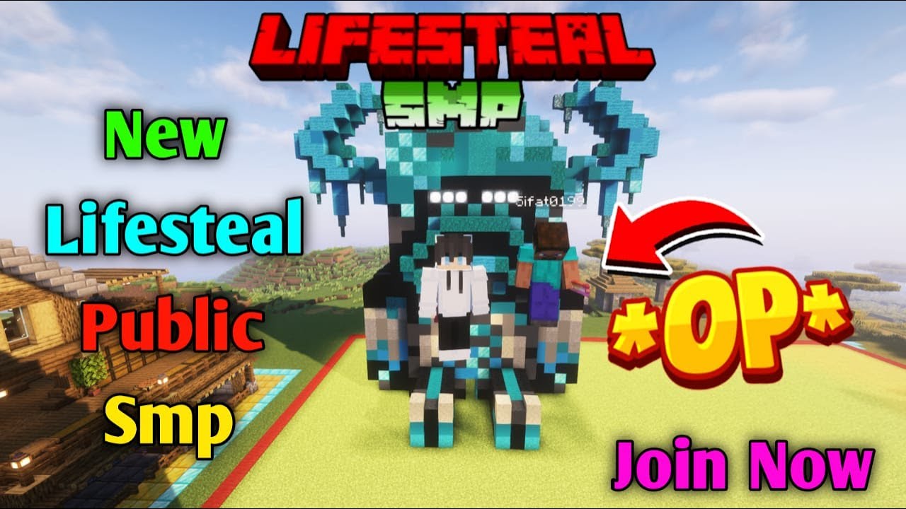 NEW BEST LIFESTEAL PUBLIC SMP || PE + JAVA || 1.20 + || JOIN NOW FAST ...