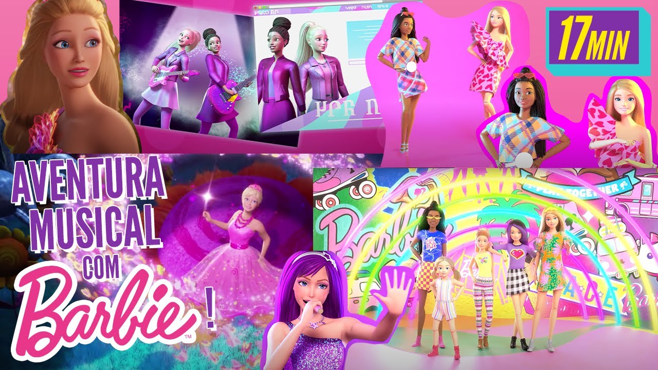 CANTANDO COM A BARBIE! 💫🎼👩 | As Melhores Músicas da Barbie em português ...