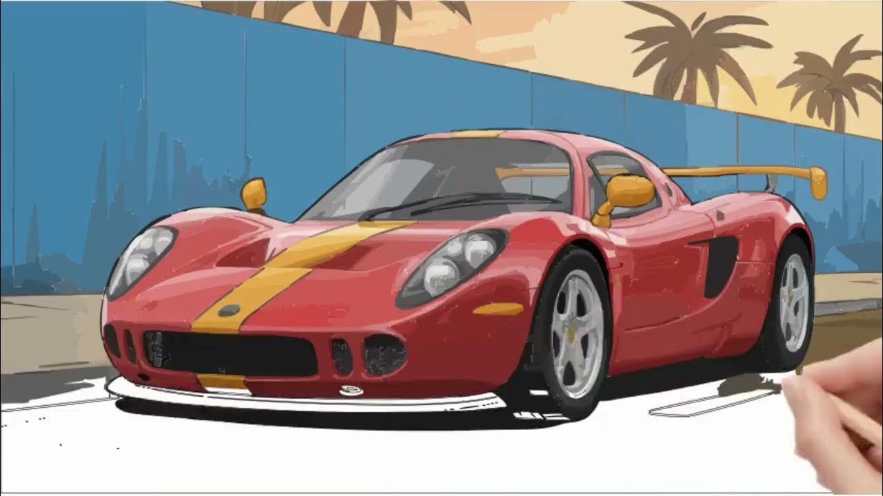 How to Draw a Supercar: Easy Step-by-Step Tutorial for Realistic ...