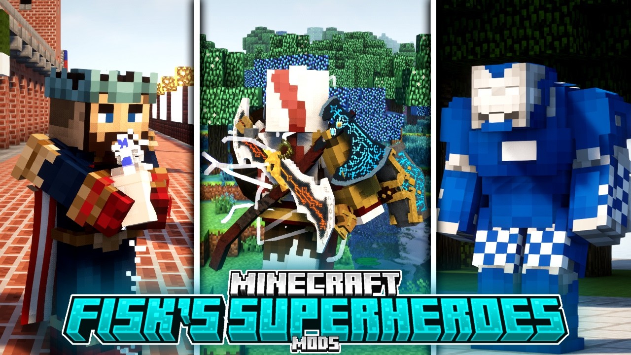 12 Best Minecraft Fisk's Superheroes Mods l Iron Man's armor! - YouTube